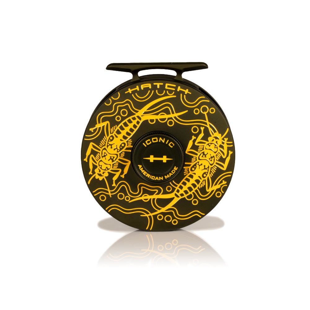 Hatch Iconic 5+ Large Arbor Fly Reel Artist Collaboration Matt Renner ...