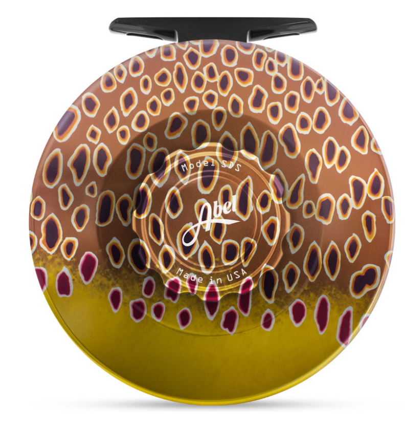 Abel SDF Solid 4/5 - Classic Brown Trout - Walnut Handle — Golden Fly Shop